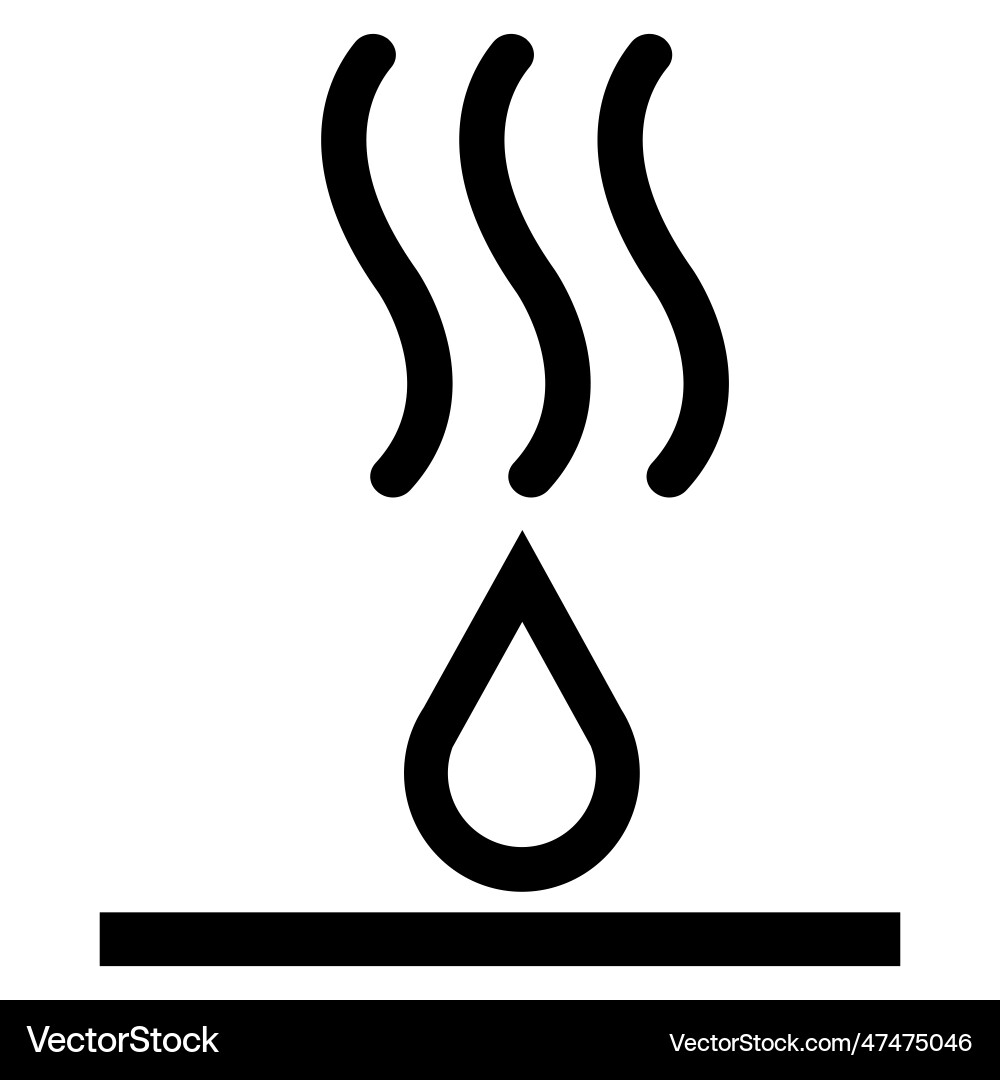 Hot liquids symbol sign isolate on white Vector Image