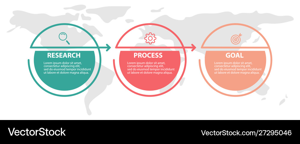 Infographic label design template with icons Vector Image