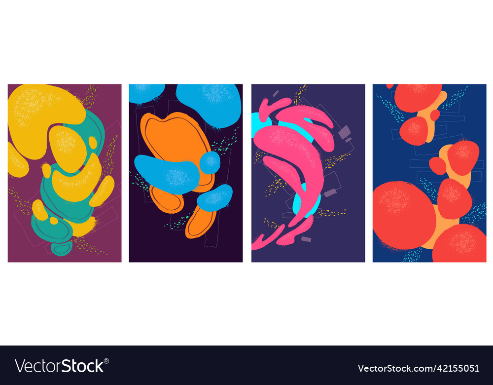 Abstract art backgrounds modular painting arts Vector Image