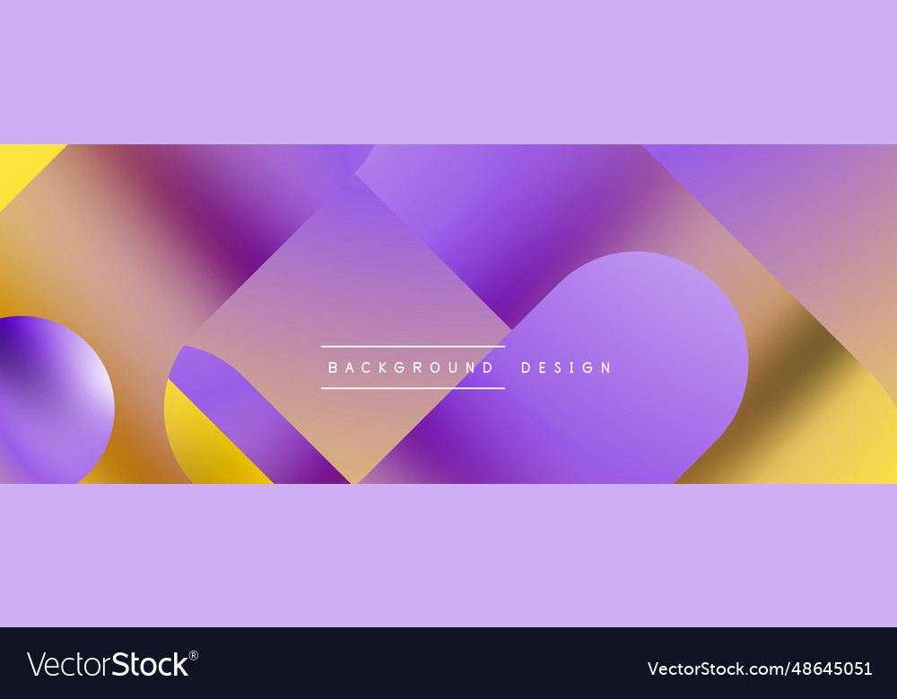 Simple geometric forms - dynamic Royalty Free Vector Image