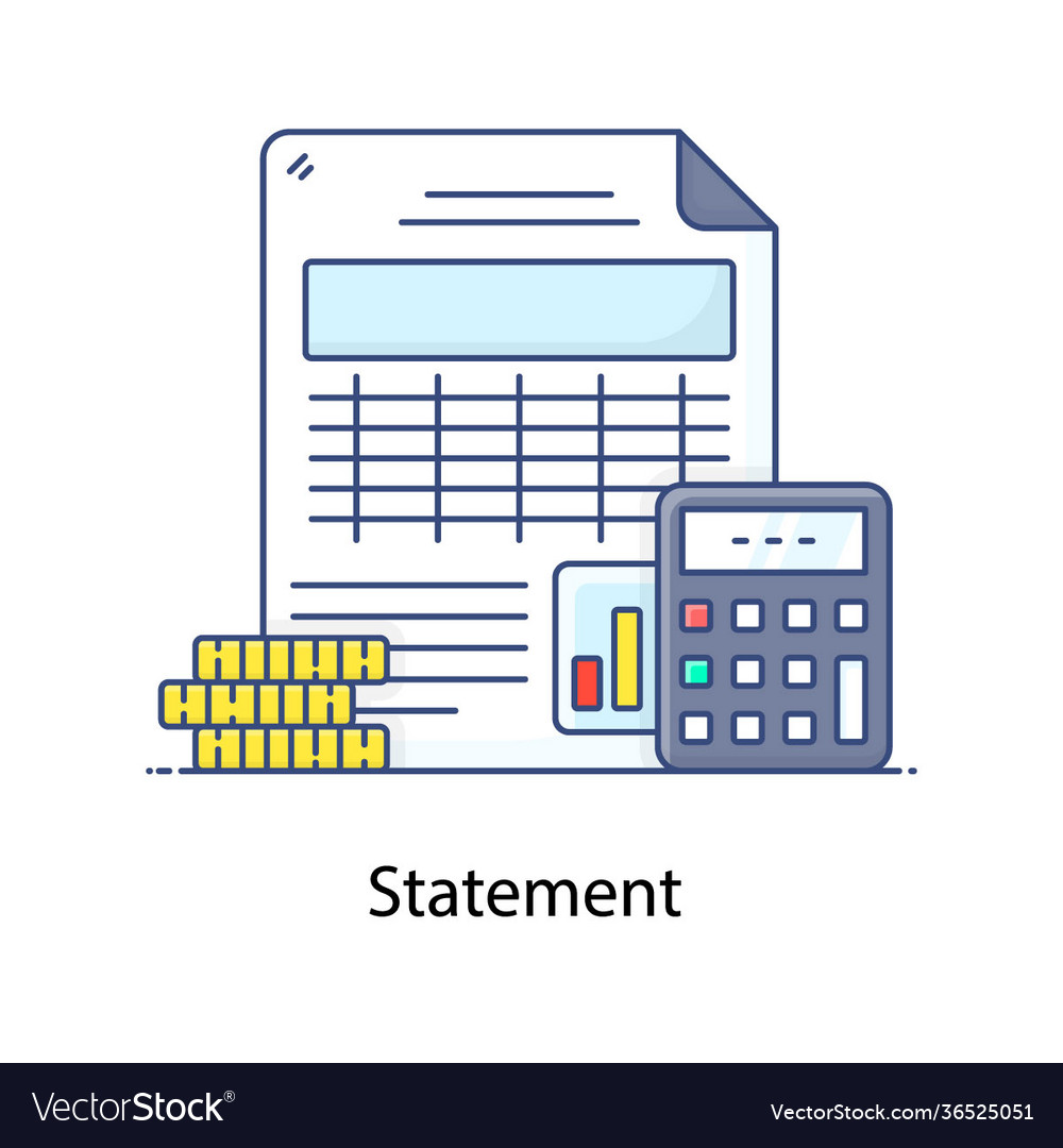 Statement Royalty Free Vector Image - VectorStock