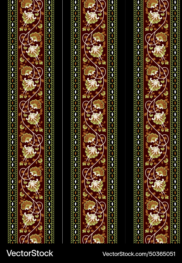 Textile digital design fabric print wallpaper Vector Image