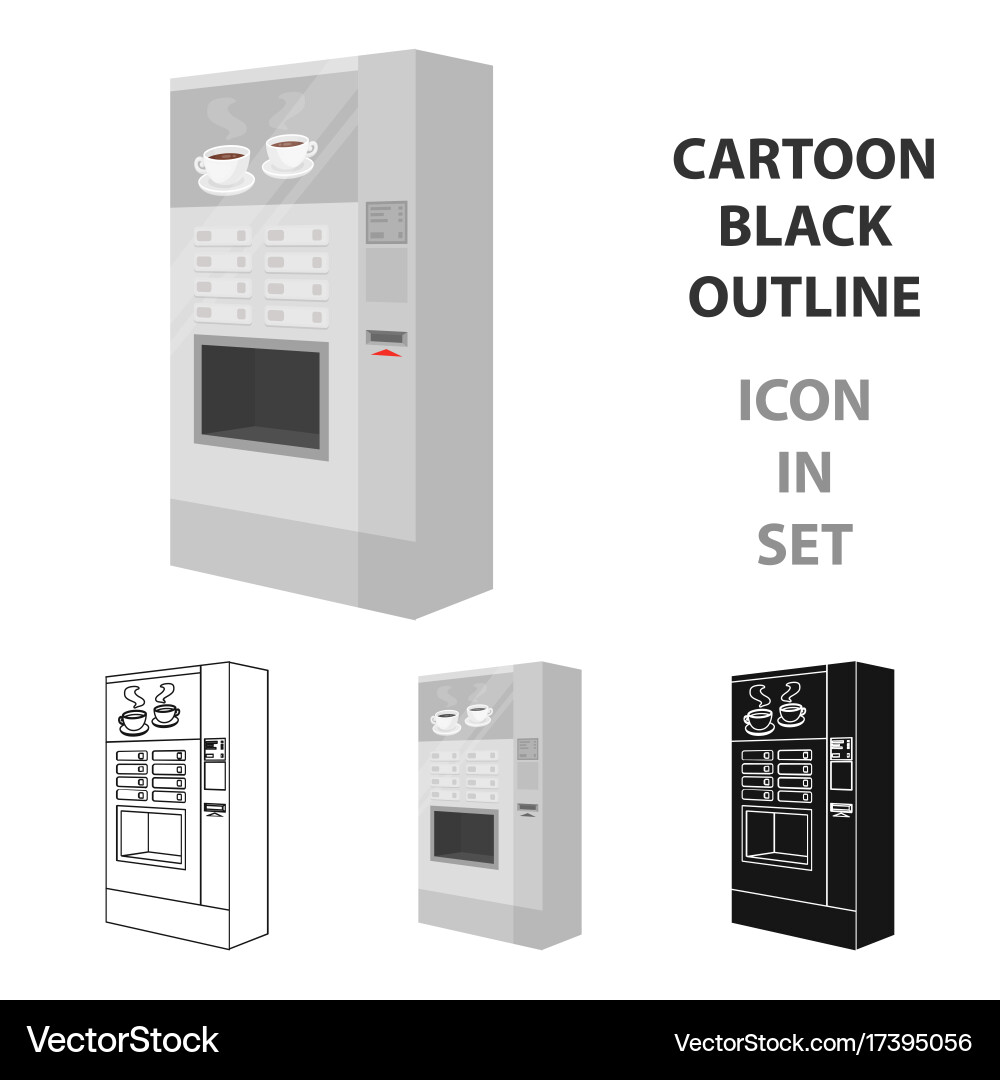 A machine for making coffee office equipment Vector Image