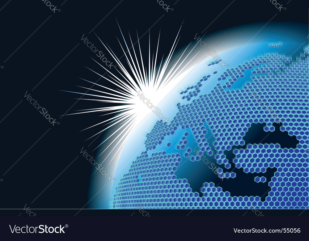 Cellular network theme Royalty Free Vector Image