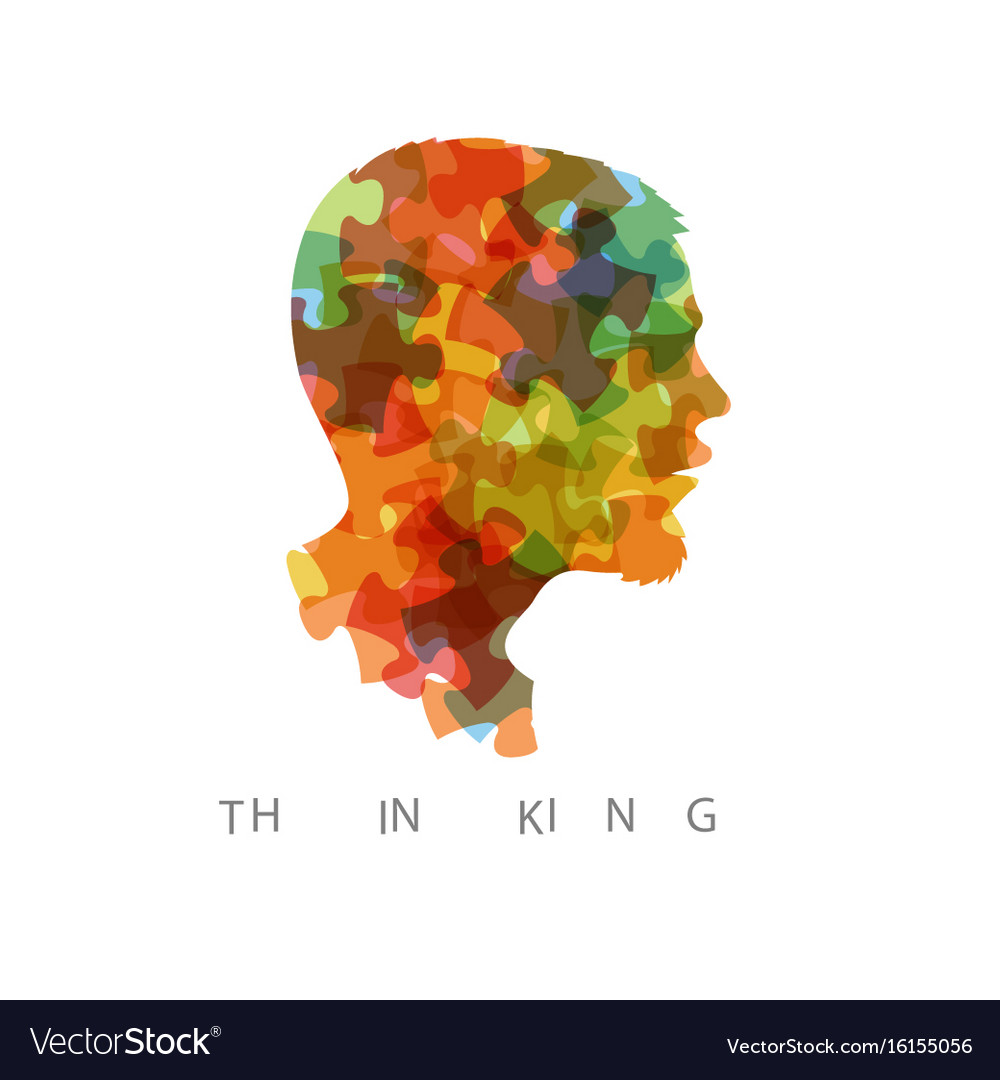 Thinking concept Royalty Free Vector Image - VectorStock