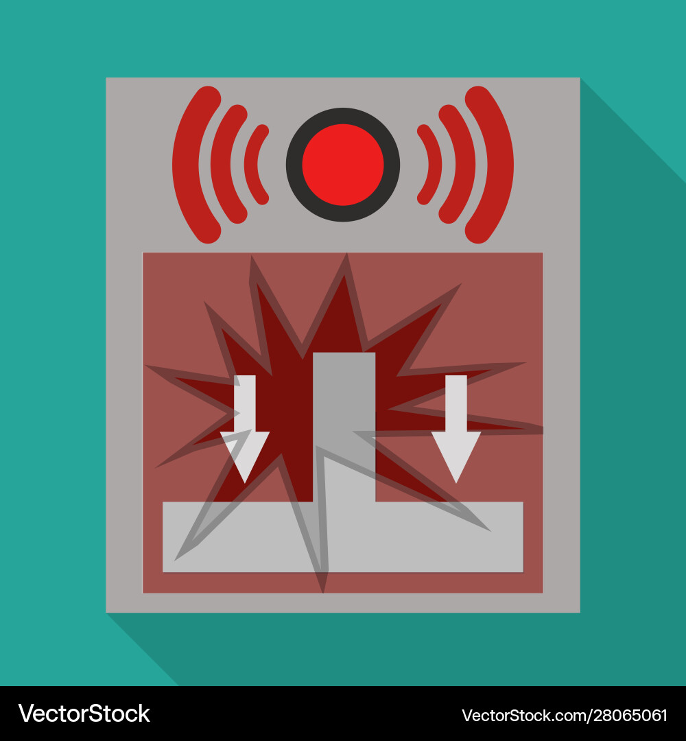 Design alarm and emergency sign set Royalty Free Vector