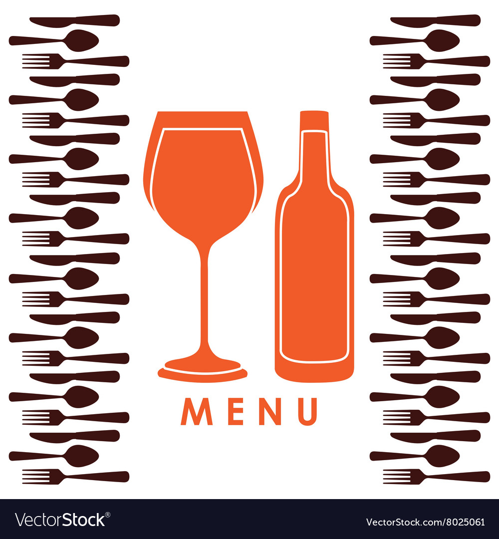 Menu restaurant design Royalty Free Vector Image