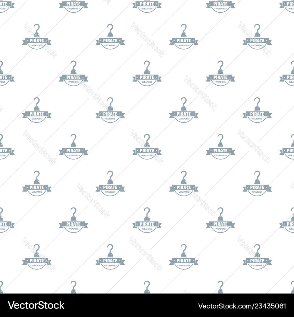 Pirate weapon pattern seamless Royalty Free Vector Image