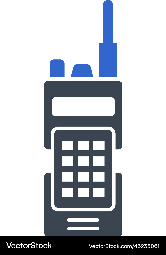 Walkie talkie icon Royalty Free Vector Image - VectorStock