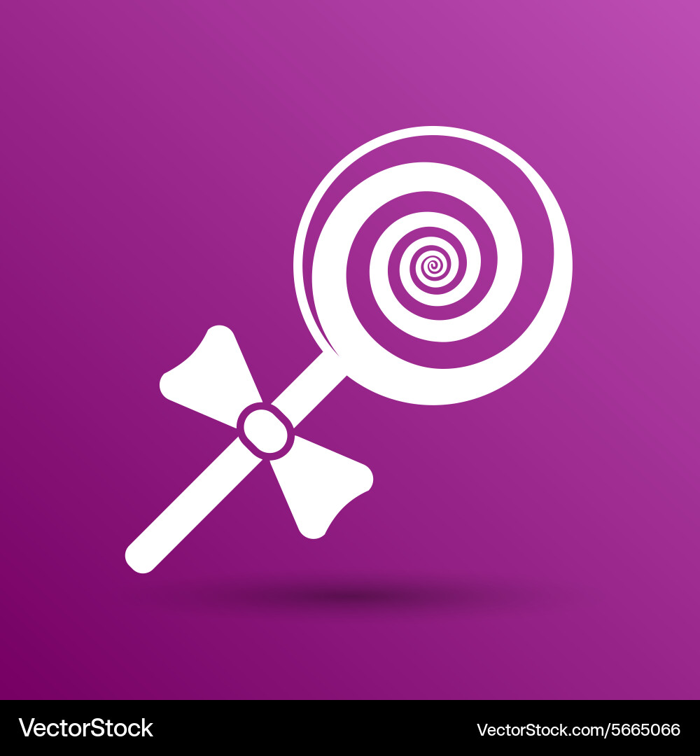 Candy lollipop logo symbol icon graphic Royalty Free Vector