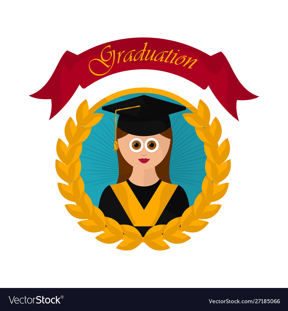 Graduation objects Royalty Free Vector Image - VectorStock