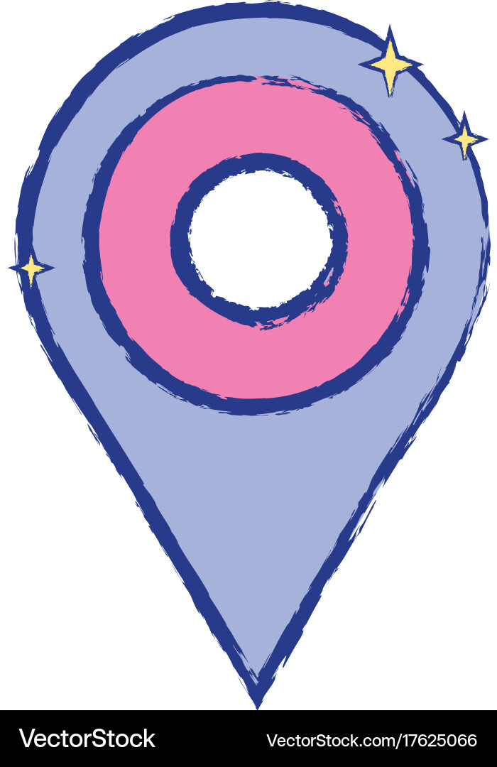 Location graphic symbol design icon Royalty Free Vector