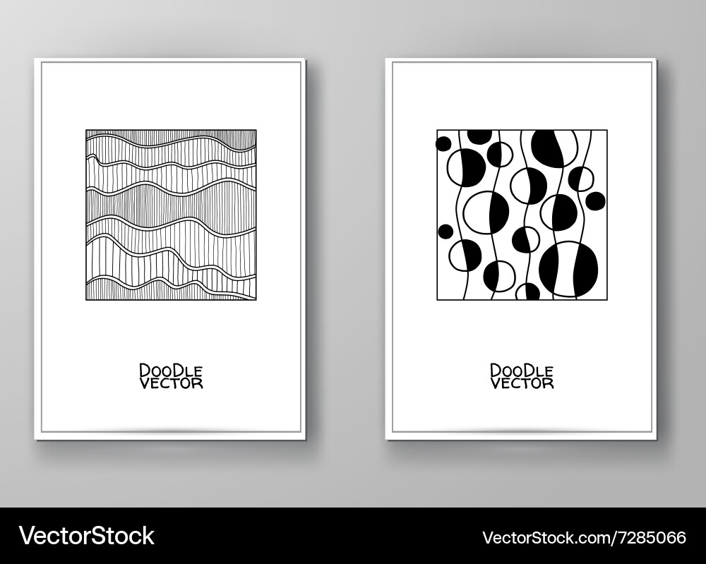Set of abstract design templates Royalty Free Vector Image
