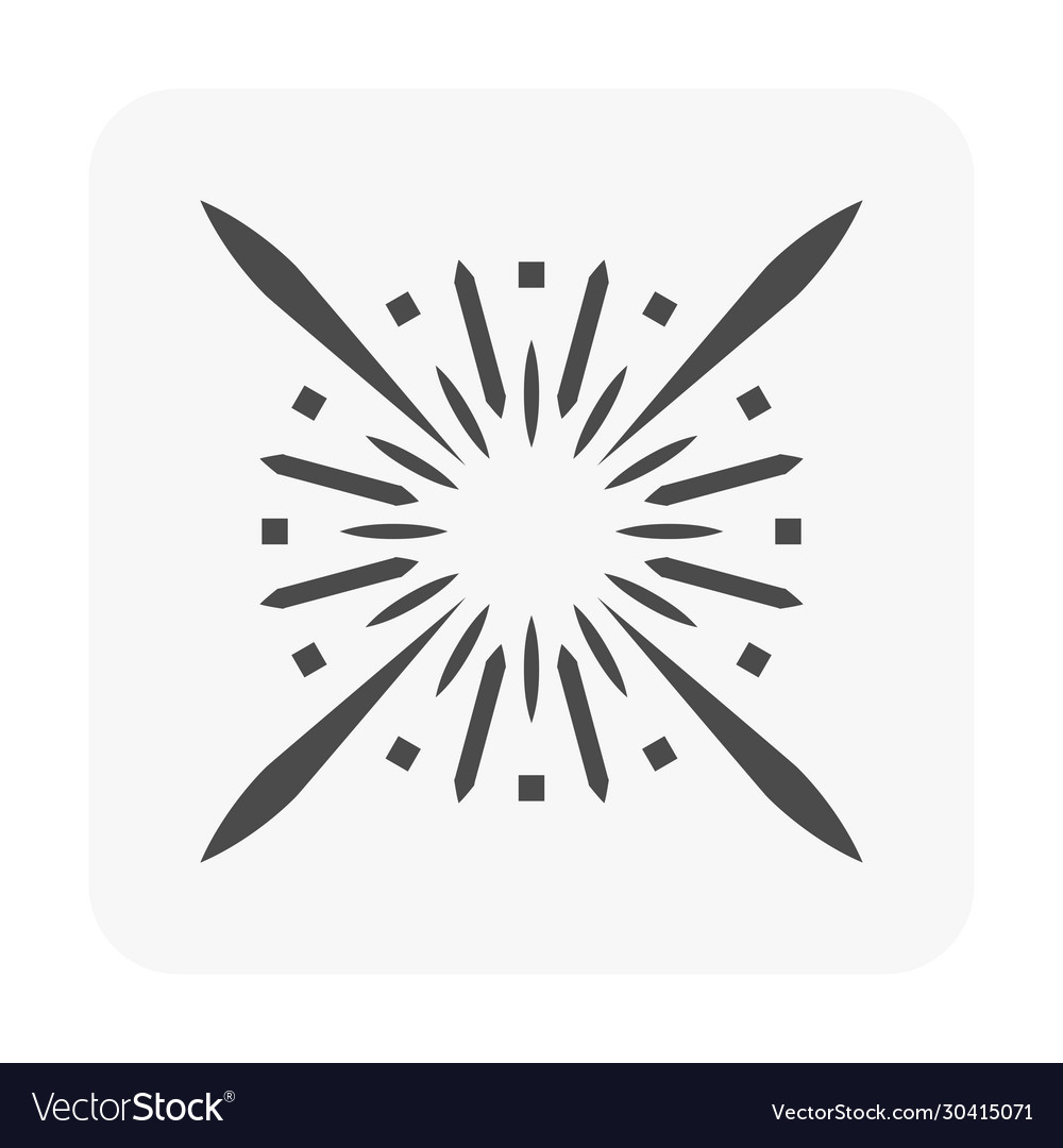 Firework icon Royalty Free Vector Image - VectorStock