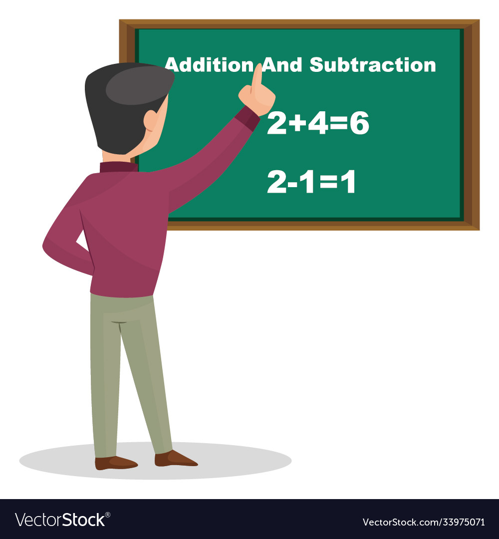 Male teacher Royalty Free Vector Image - VectorStock