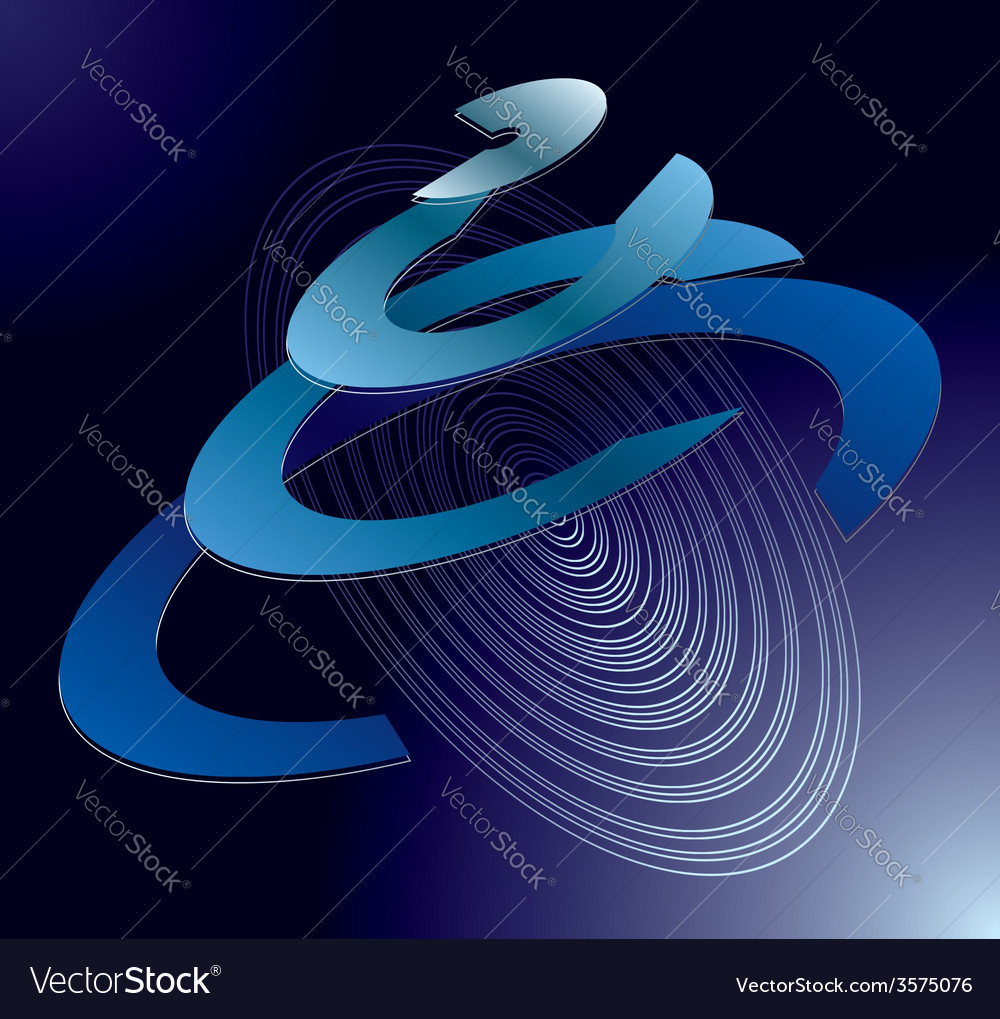 Abstract segmented circles Royalty Free Vector Image