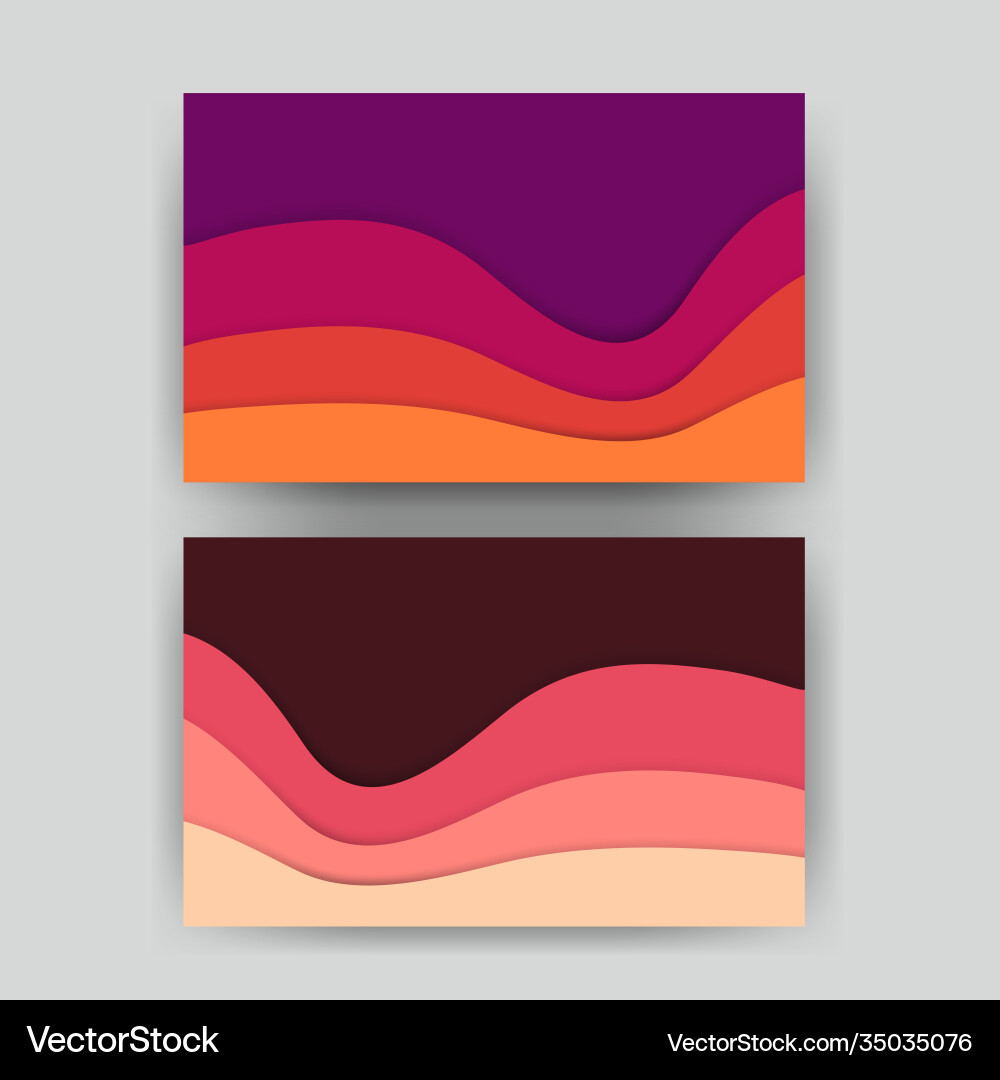Paper cut background abstract realistic papercut Vector Image