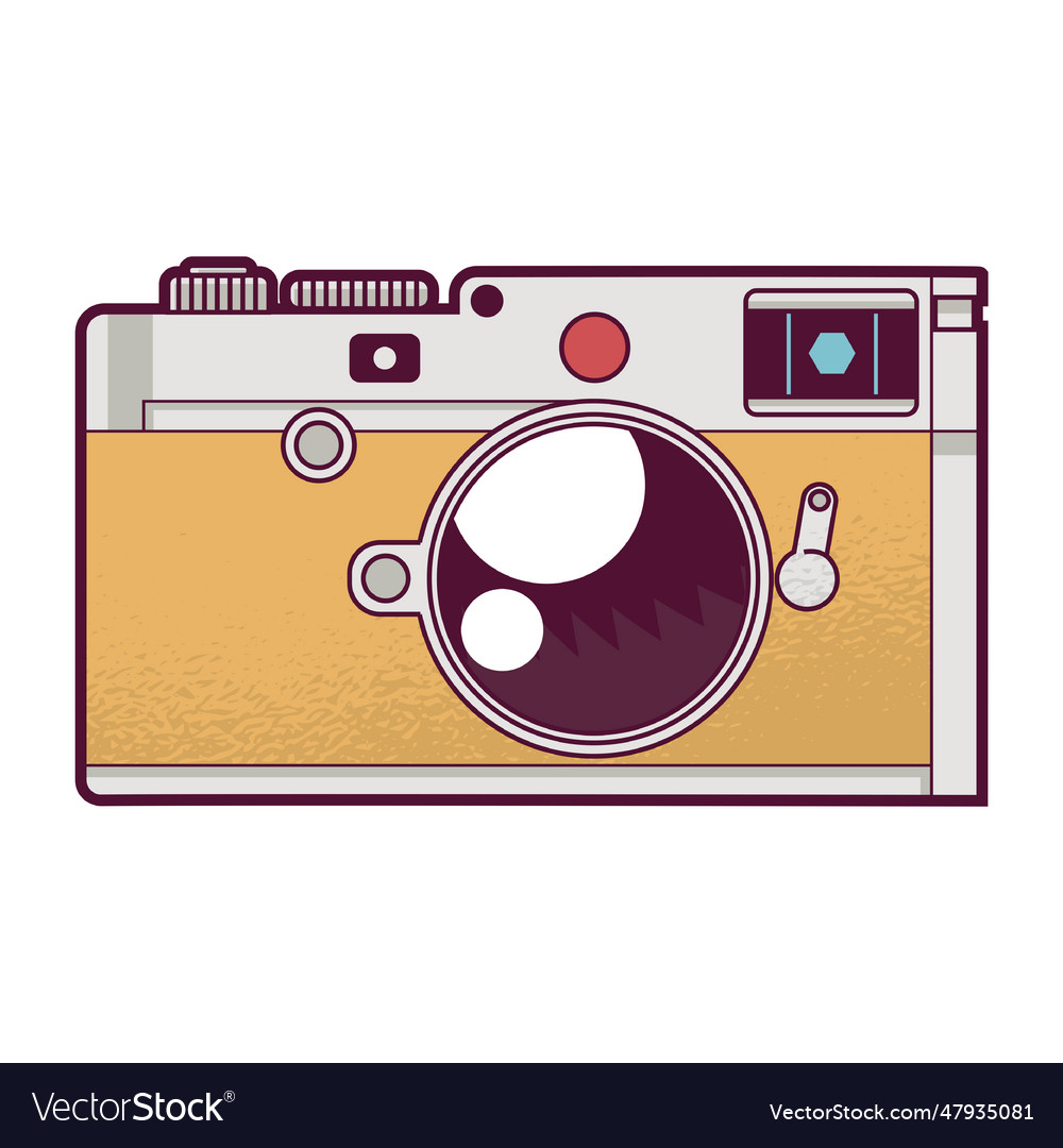 Camera stroke Royalty Free Vector Image - VectorStock