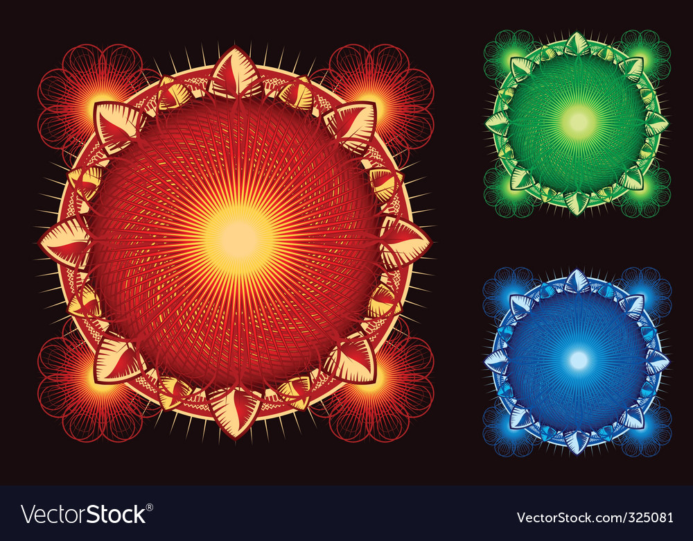 Sci-fi elements Royalty Free Vector Image - VectorStock