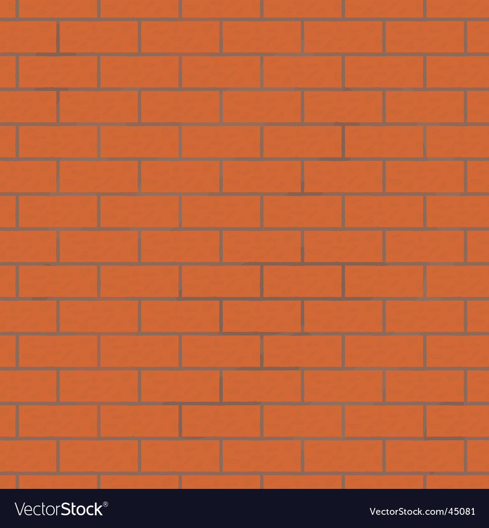 Seamless background of brick wall Royalty Free Vector Image