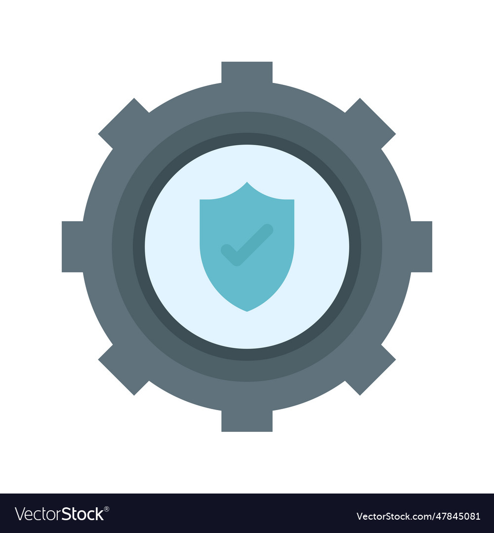 Security settings icon image Royalty Free Vector Image