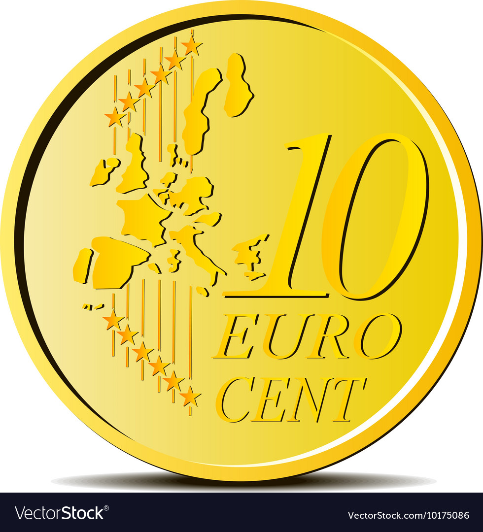 10 cent Royalty Free Vector Image - VectorStock