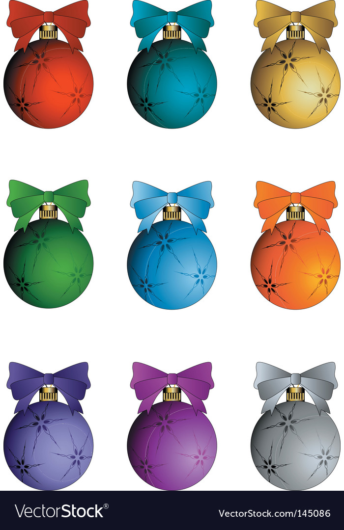 Christmas elements set Royalty Free Vector Image