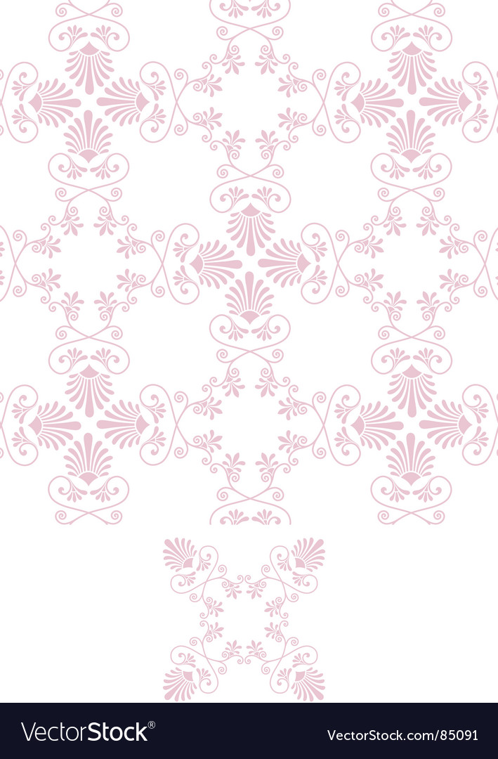 Decorative wallpaper pattern Royalty Free Vector Image