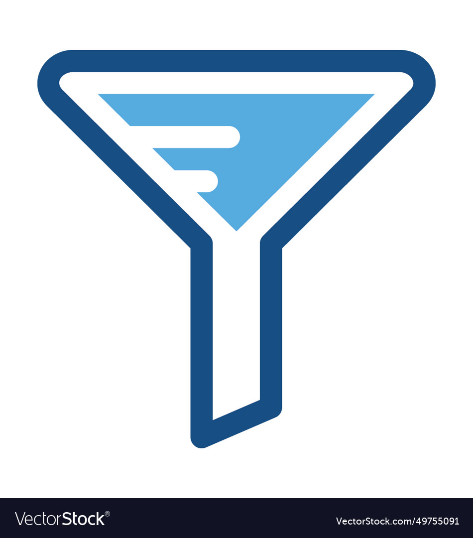 Funnel icon Royalty Free Vector Image - VectorStock