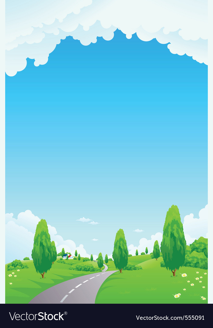 Landscape Royalty Free Vector Image - VectorStock