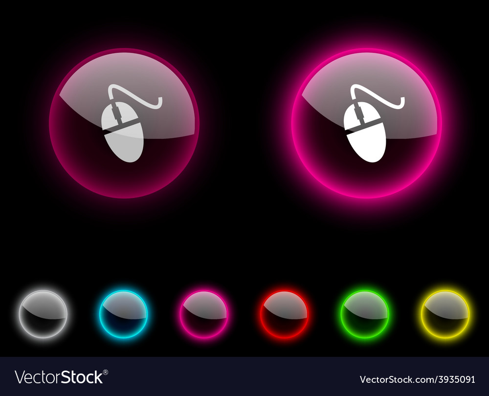 Mouse button Royalty Free Vector Image - VectorStock