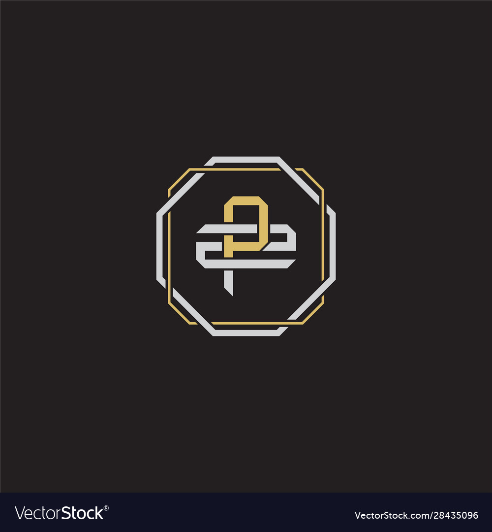 Initial letter overlapping interlock logo Vector Image