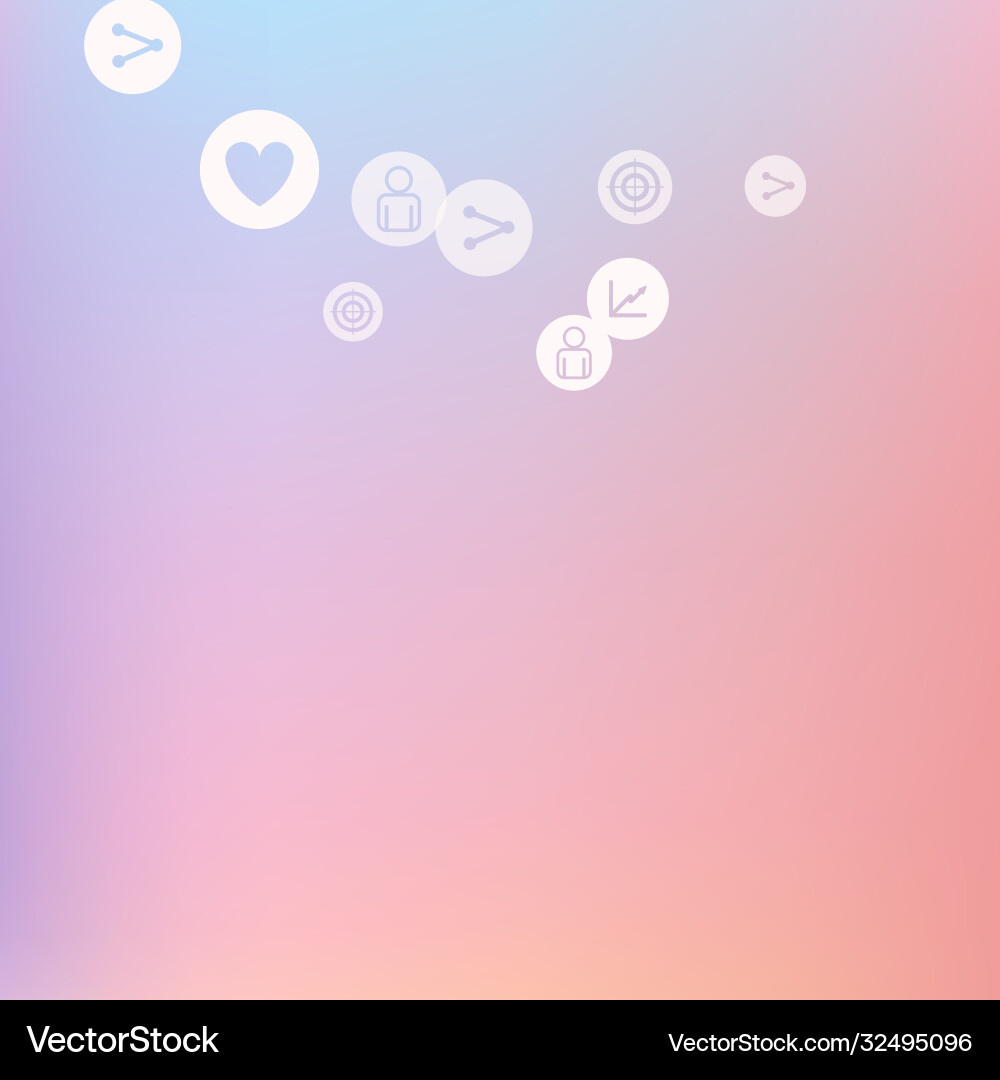 Social media marketing communication networking Vector Image