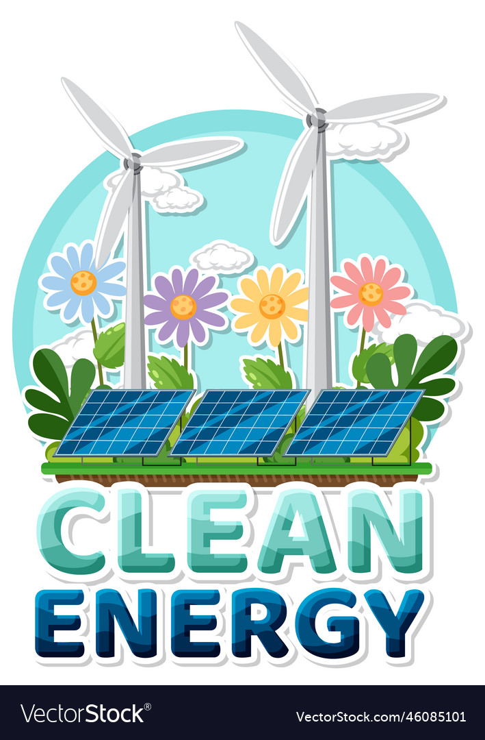 Alternative clean energy concept Royalty Free Vector Image Alternative clean energy concept Royalty Free Vector Image