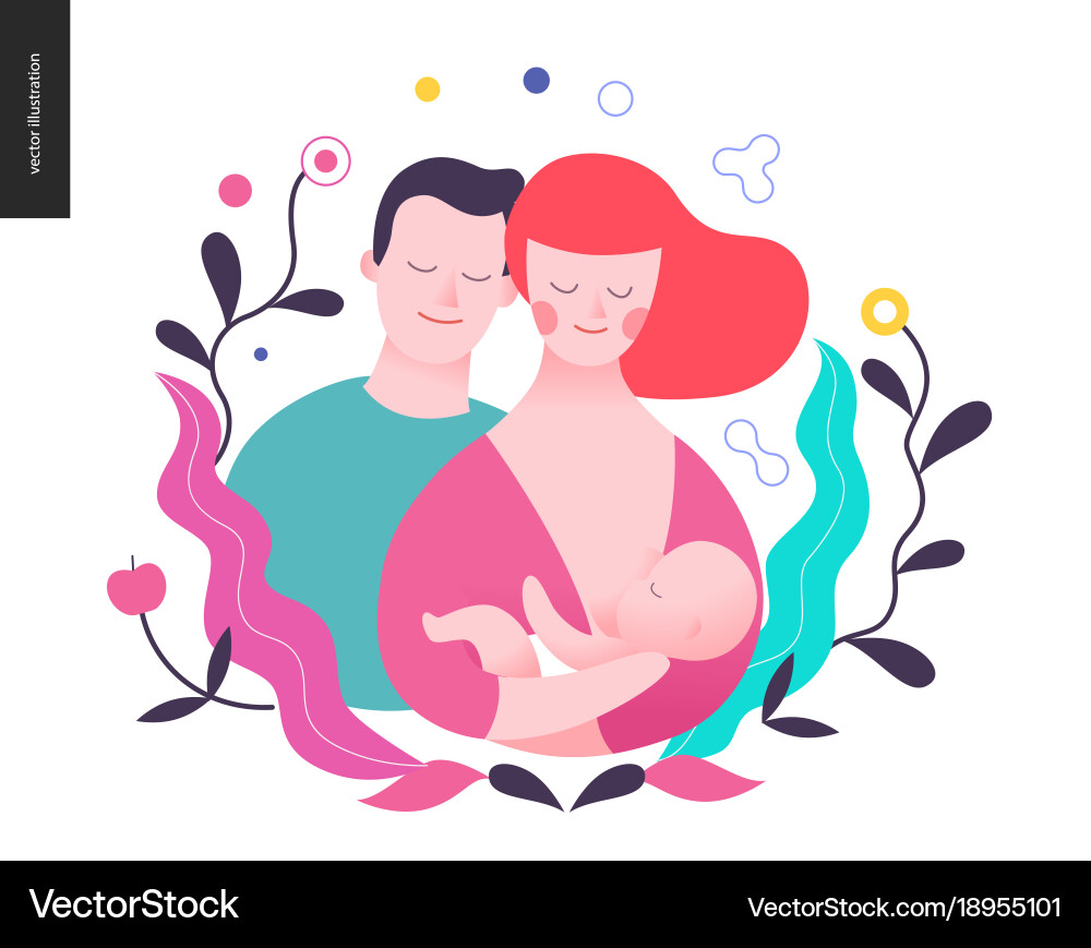 Family Fertility Concept Royalty Free Vector Image