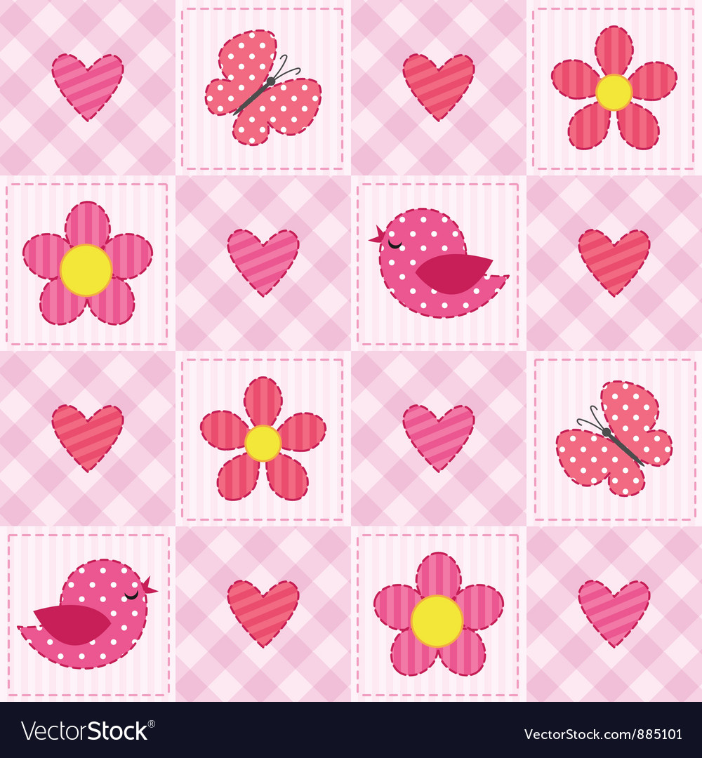 Pink pattern Royalty Free Vector Image - VectorStock