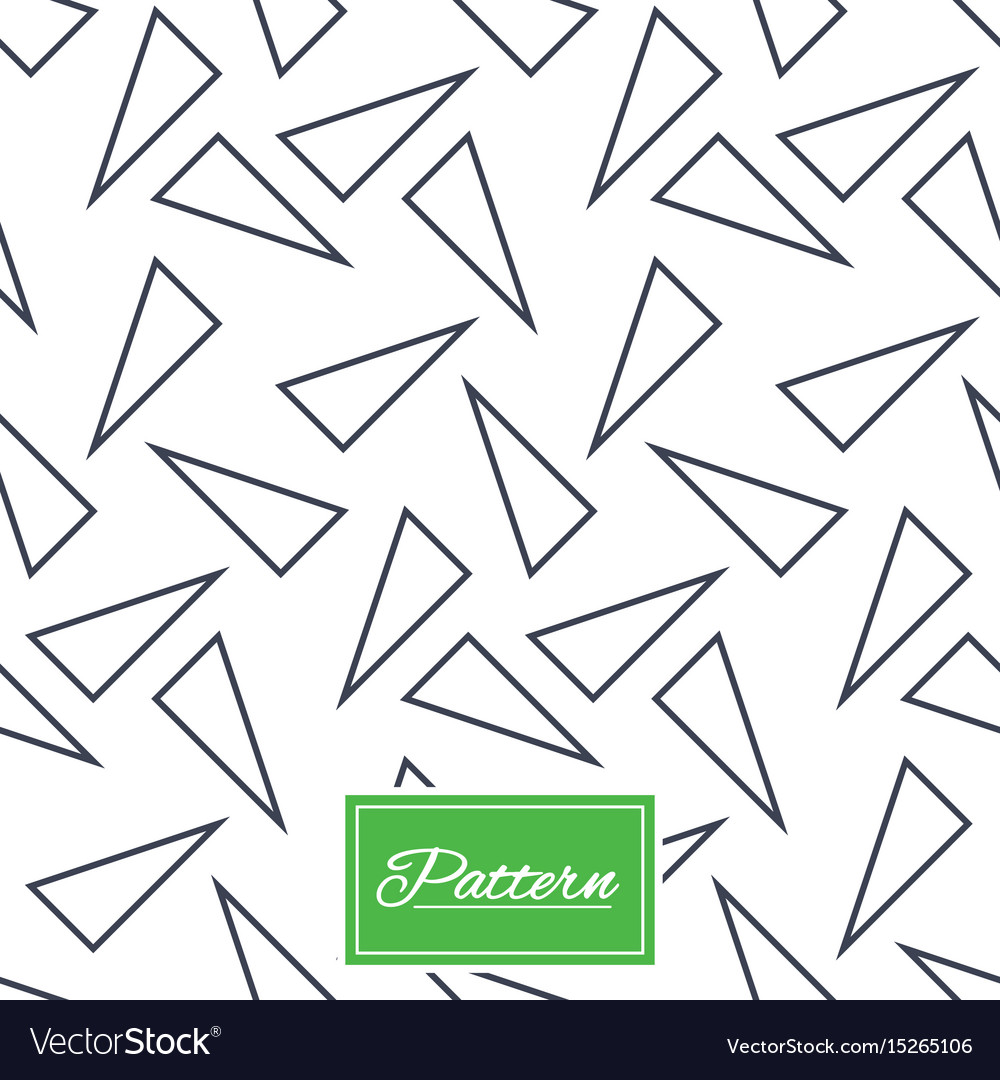 Triangles geometric seamless pattern Royalty Free Vector