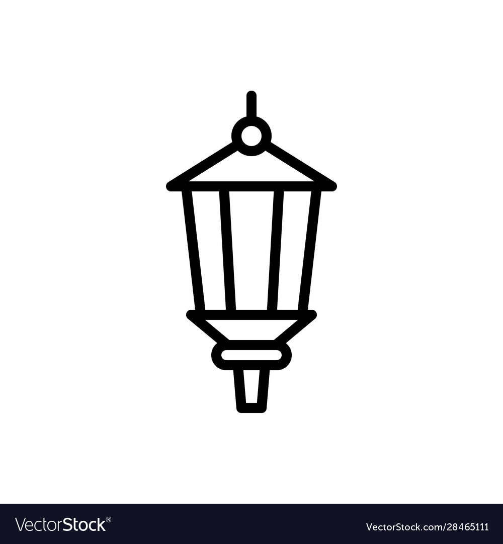 Lamp post Royalty Free Vector Image - VectorStock