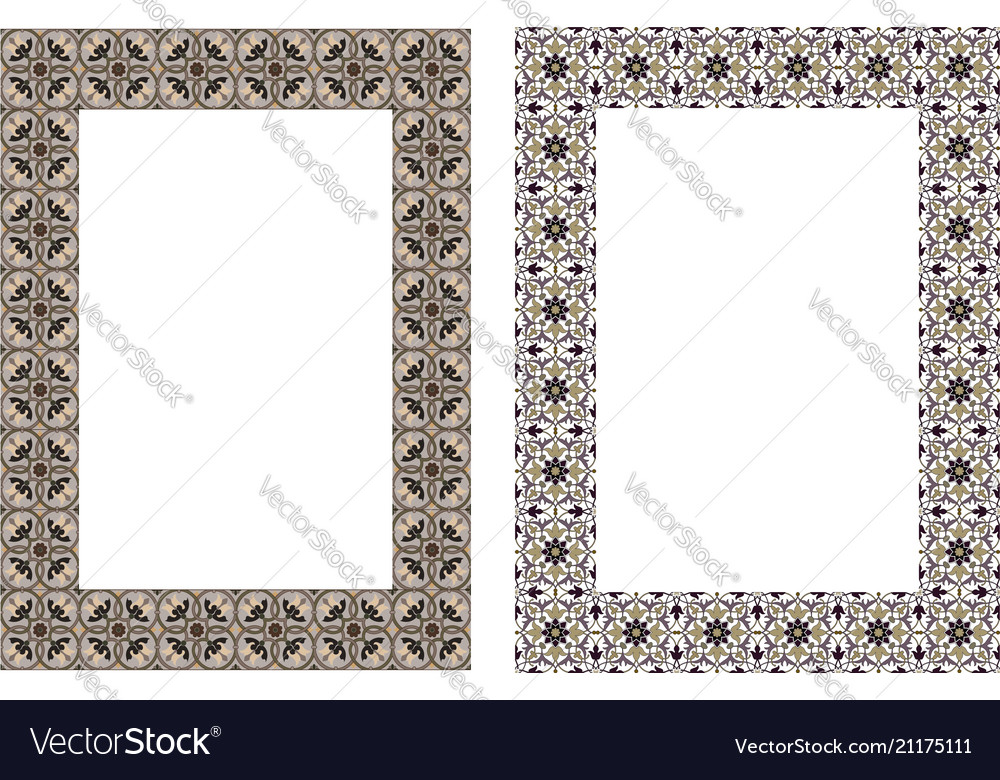 Square elegant frame Royalty Free Vector Image