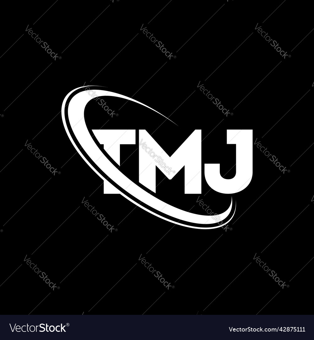 Tmj Tmj Tmj Letter Logo Initials Tmj Logo Linked With
