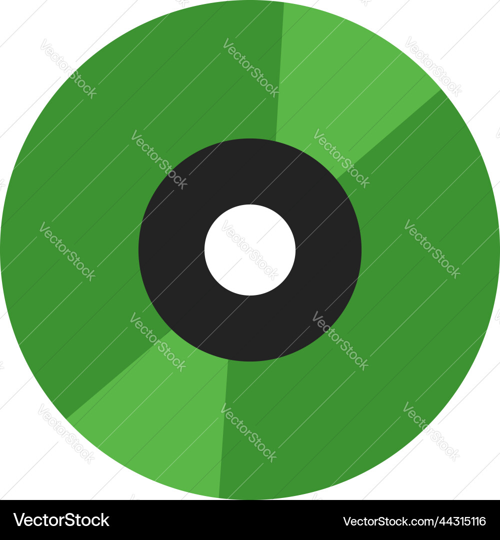 Movie cd on a white background Royalty Free Vector Image