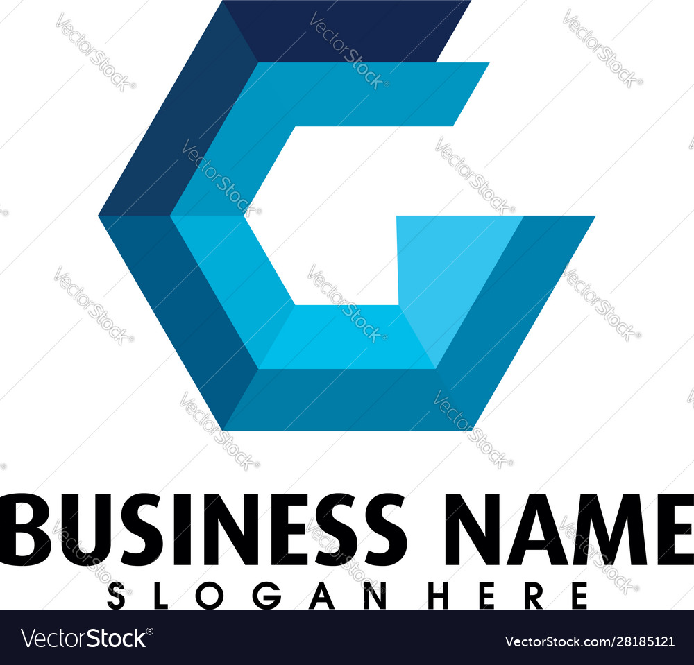 G initial technology logo designs template Vector Image