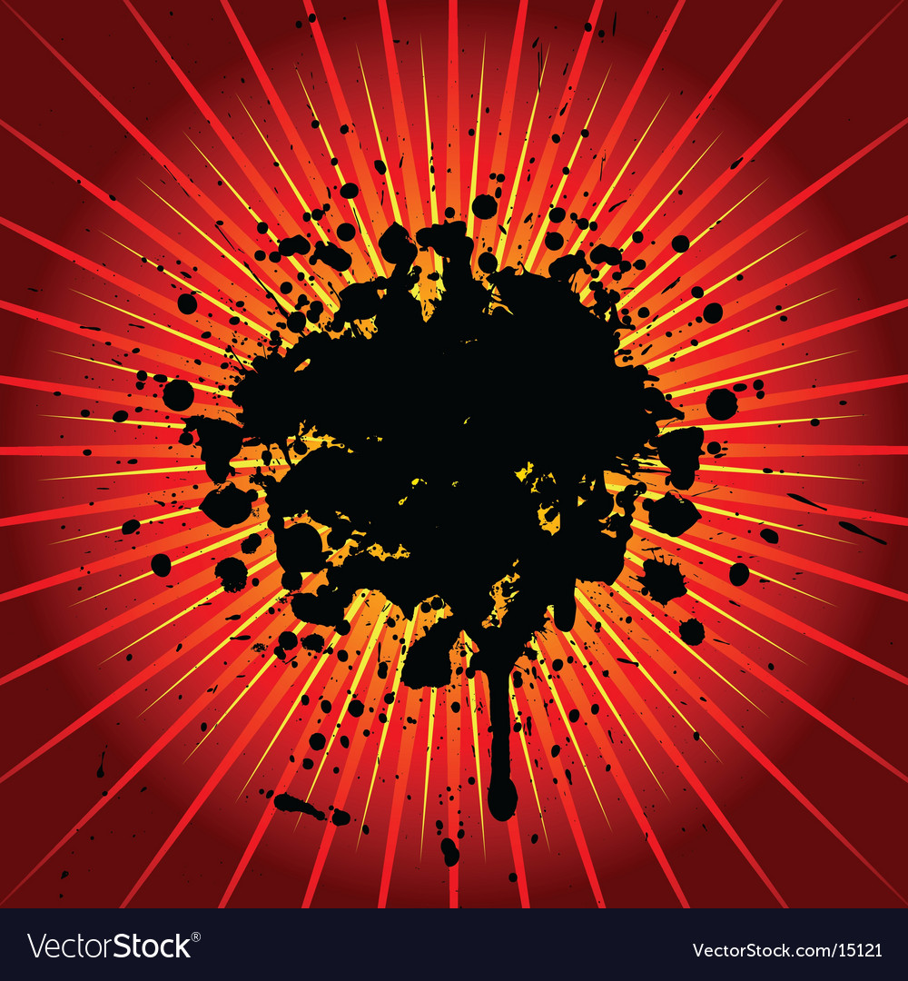 Grunge explosion Royalty Free Vector Image - VectorStock