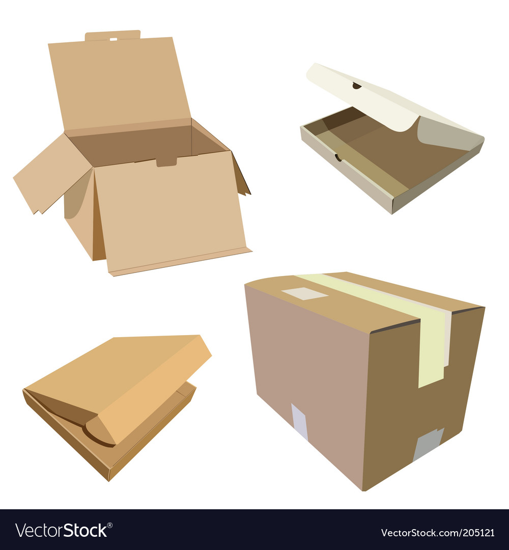 Packages Royalty Free Vector Image - VectorStock