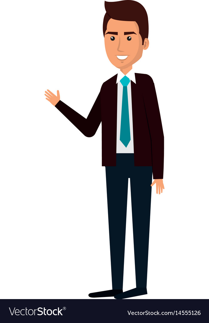 Businessman avatar character icon Royalty Free Vector Image