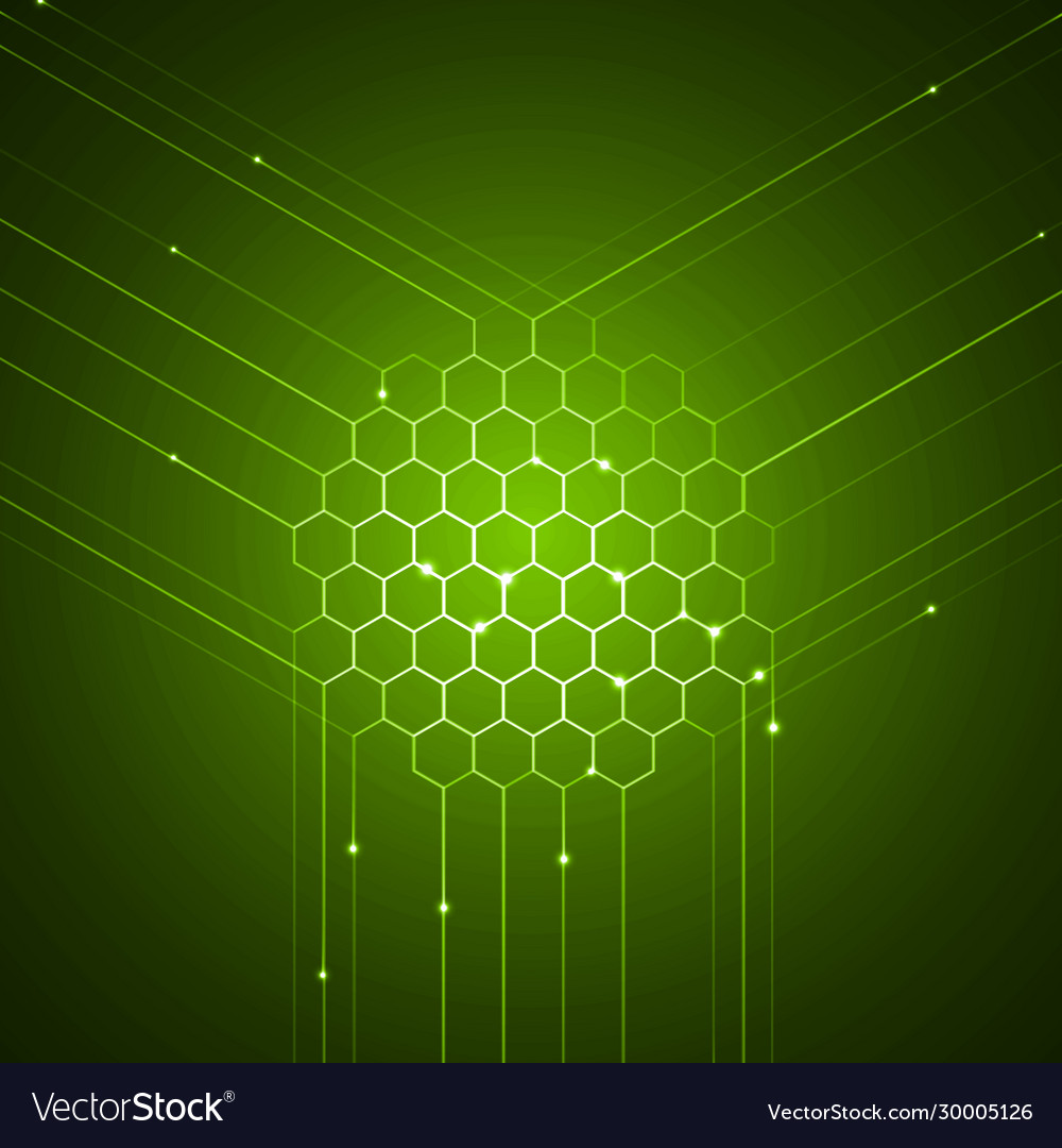 Technology abstract lines Royalty Free Vector Image