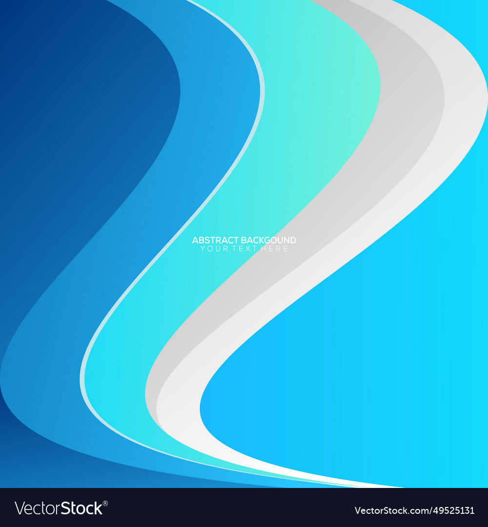 Blue business wave design Royalty Free Vector Image Blue business wave design Royalty Free Vector Image