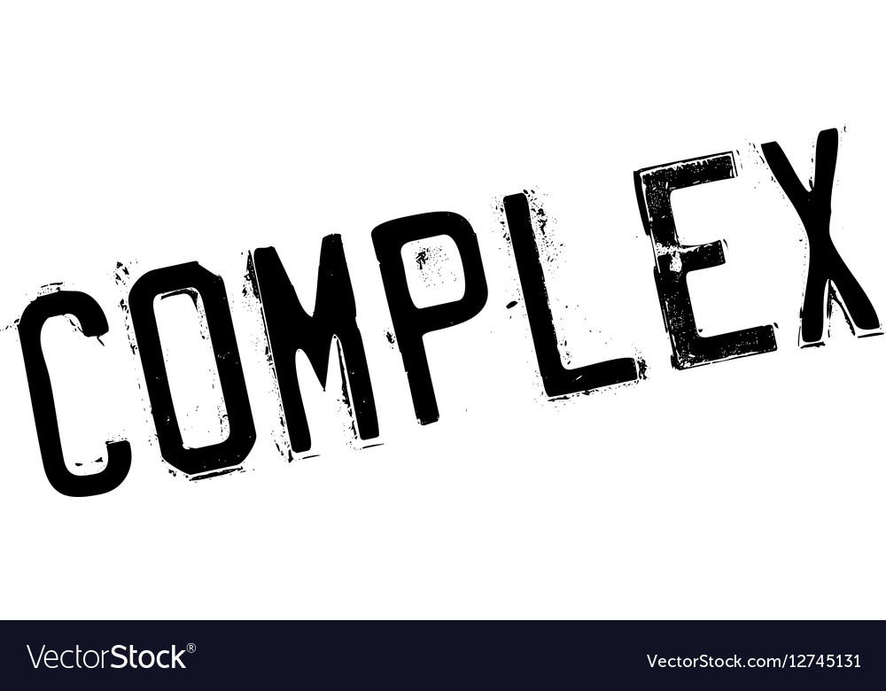 Complex rubber stamp Royalty Free Vector Image
