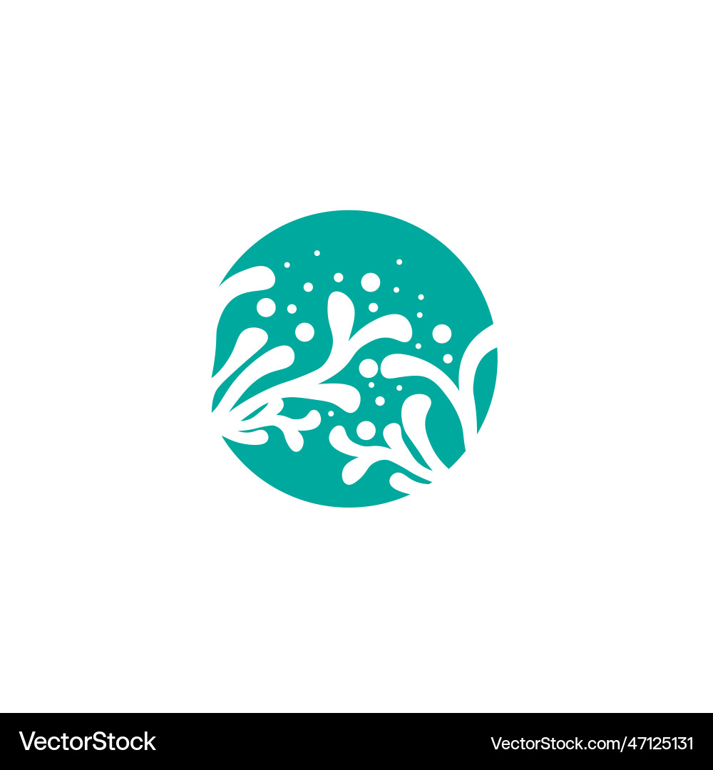 Coral logo icon symbol design Royalty Free Vector Image
