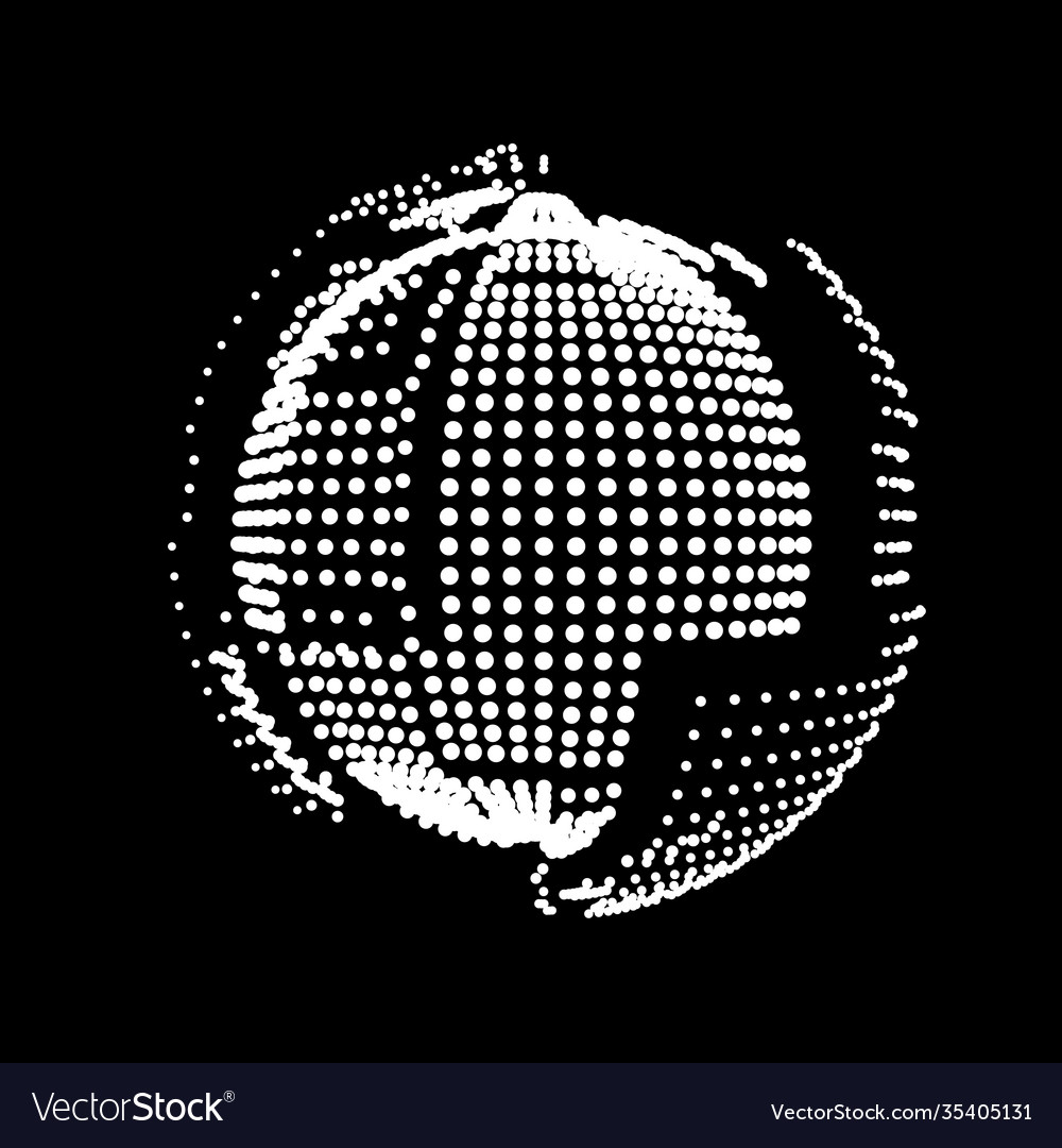 Exploding sphere a star flashed like grenade Vector Image